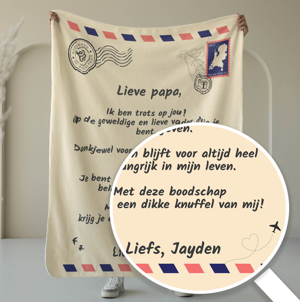 Lieve Papa Brief – Hugg Blankets